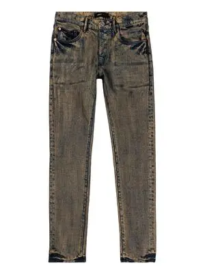 PURPLE BRAND Antiqued Snow Wash Jeans - Blue
