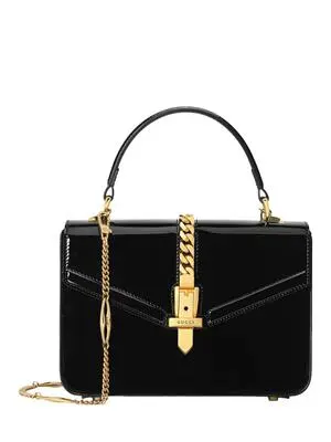 Gucci Sylvie 1969 Mini Top Handle Bag - Black