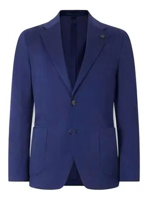 LARDINI Lardini - Cotton-Jersey Blazer - Men - Blue  Navy