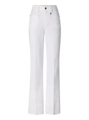 Bogner Flared Fit Jeans - White