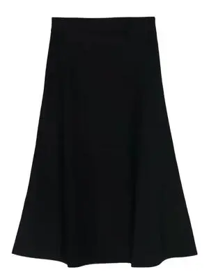 P.a.r.o.s.h Elasticated Waistband Midi Skirt - Blue