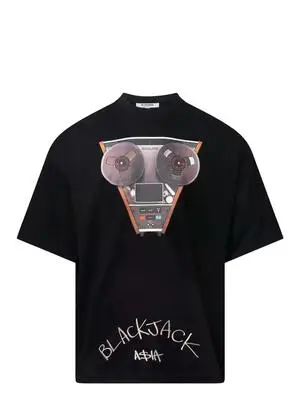 BLACKJACK Graphic-print T-shirt - Black