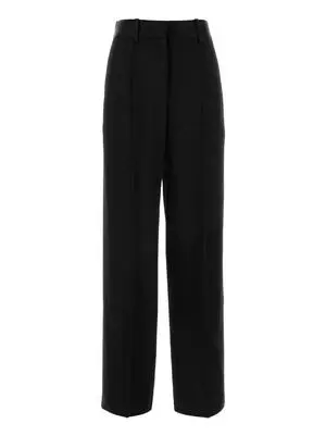 JIL SANDER Straight Trousers - Black