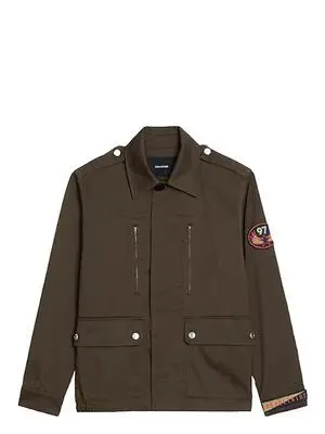 Zadig&Voltaire Patch-pocket Military Jacket - Moss