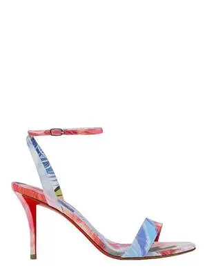 CHRISTIAN LOUBOUTIN Miss Z 80 Heeled Sandals - Peonies Multi