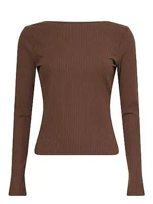 Lululemon Stretch-rib Yoga Top - Walnut Crunch
