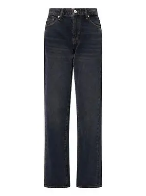 7 For All Mankind Tess Straight-leg Denim Jeans - Stormwave
