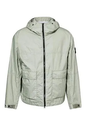 Stone Island Membrana 3l Tc Hooded Shell Jacket - Sage