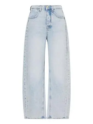Free People Truro Wide-leg Denim Jeans - Beach Please