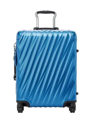 Tumi 19 Degree Continental Aluminium Carry-on Suitcase 56cm - Texture Horizon Blue