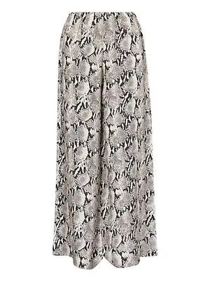 ANINE BING Printed Woven Trousers - Python