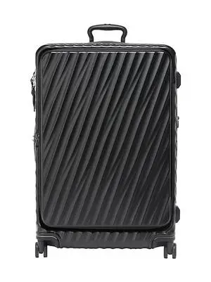 Tumi 19 Degree Front Access Large Expandable Checked Suitcase 76cm - Black Texture