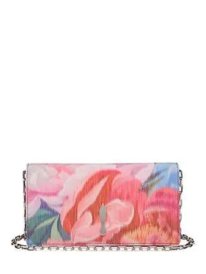 CHRISTIAN LOUBOUTIN Bettina Woven Clutch - Multi/silver