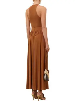 Zimmermann Scoop Bodysuit - Camel