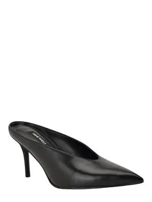 Nine West Pointed Toe Mule - Black
