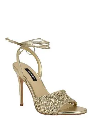 Nine West Merta Stiletto Sandal - Gold