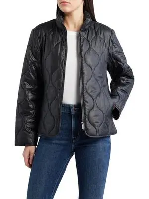Sam Edelman Quilted Jacket Black
