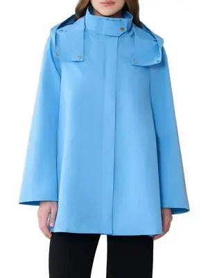 Soia & Kyo Nalani Waterproof Swing Coat - Poolside Blue
