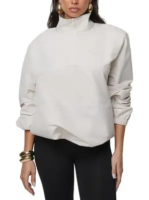 JLUXLABEL Oversized Funnel Jacket - Ivory