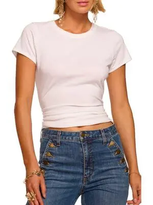Ramy Brook Kate Crop T-shirt - White