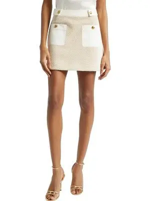 RAMY BROOK Gili Tweed Miniskirt