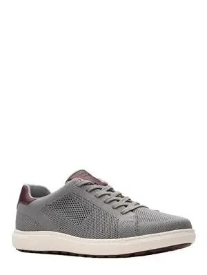 Clarks Mapstone Knit Sneaker - Grey Knit