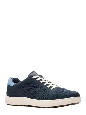 Clarks Mapstone Knit Sneaker - Navy Knit