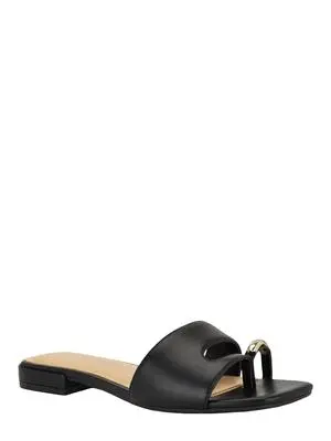 Guess Tablita Slide Sandal - Black