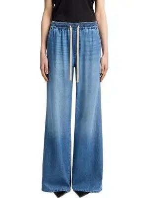 7 For All Mankind Pull-on High-waist Wide-leg Jeans - Hilo