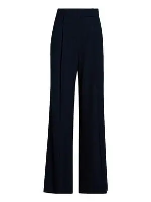 Veronica Beard High Waist Wide Leg Pants - Navy
