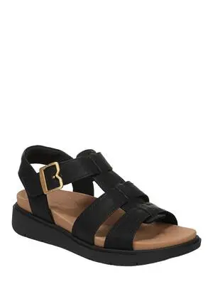 Dr. Scholl'S Platform Fisherman Sandal - Black