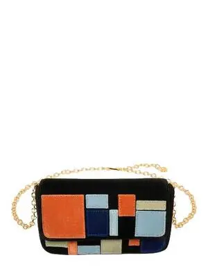 Lele Sadoughi Mondrian Belt Bag - Composition