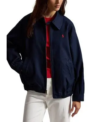 Polo Ralph Lauren Oversize Bomber Jacket - Lauren Navy