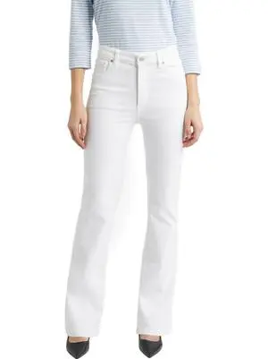 FRAME The Reboot High-waist Bootcut Jeans - White