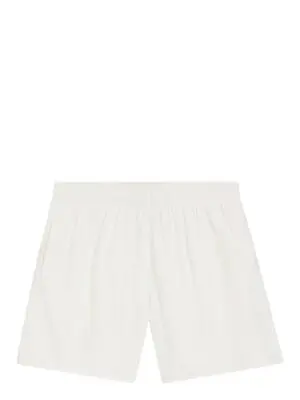 Hugo Logo Swim Shorts - Light Beige