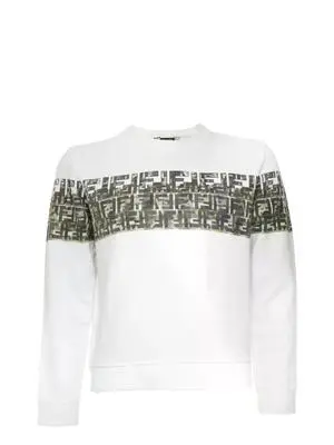 Fendi Logo Sweatshirt - White