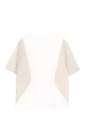 CROQUIS Colour-blocked T-shirt - White