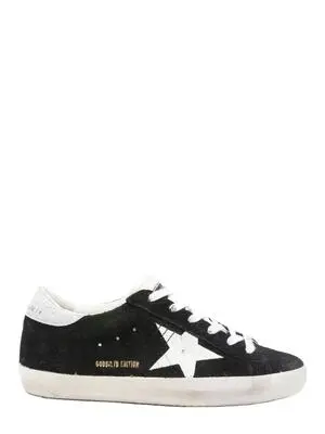 GOLDEN GOOSE Super-star Lace-up Sneakers - Black