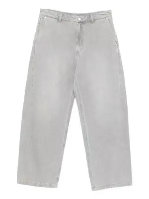 CROQUIS Cotton Wide-leg Jeans - Grey