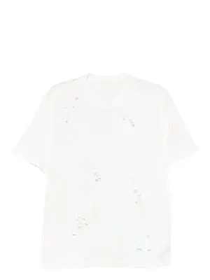 JNBY 3d Flower Cotton T-shirt - White