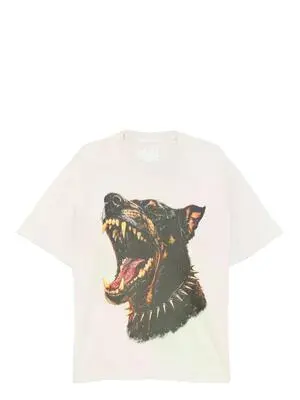 MELT Dog-print T-shirt - Neutrals
