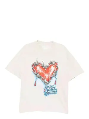MELT Graphic-print T-shirt - Neutrals