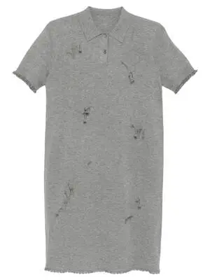 JNBY Arrow-embellished Mini Dress - Grey