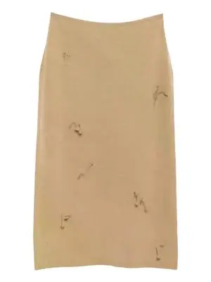 JNBY Appliqué Midi Skirt - Neutrals