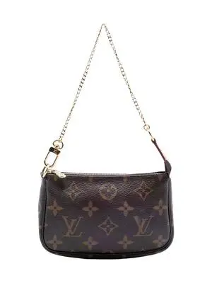 LOUIS VUITTON 2020 Monogram Mini Pochette Accessoires - Brown