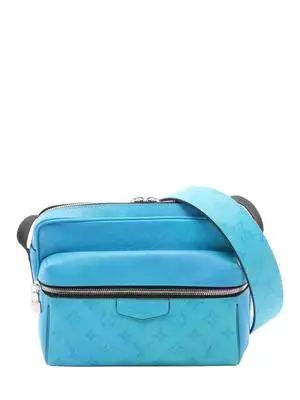 LOUIS VUITTON 2020 Monogram Taigarama Outdoor Messenger Bag - Blue