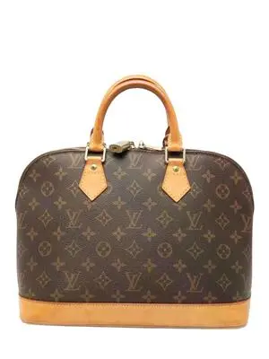 LOUIS VUITTON 2002 Monogram Alma Pm Handbag - Brown