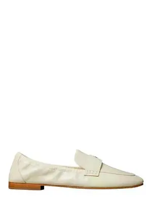 Tory Burch Ballet Ruched-detail Loafers - Neutrals