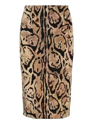 Stella McCartney Leopard-print Skirt - Neutrals