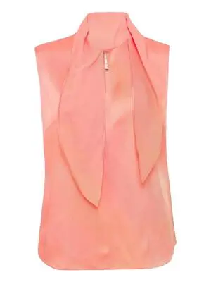Stella McCartney Satin Tie Top - Pink